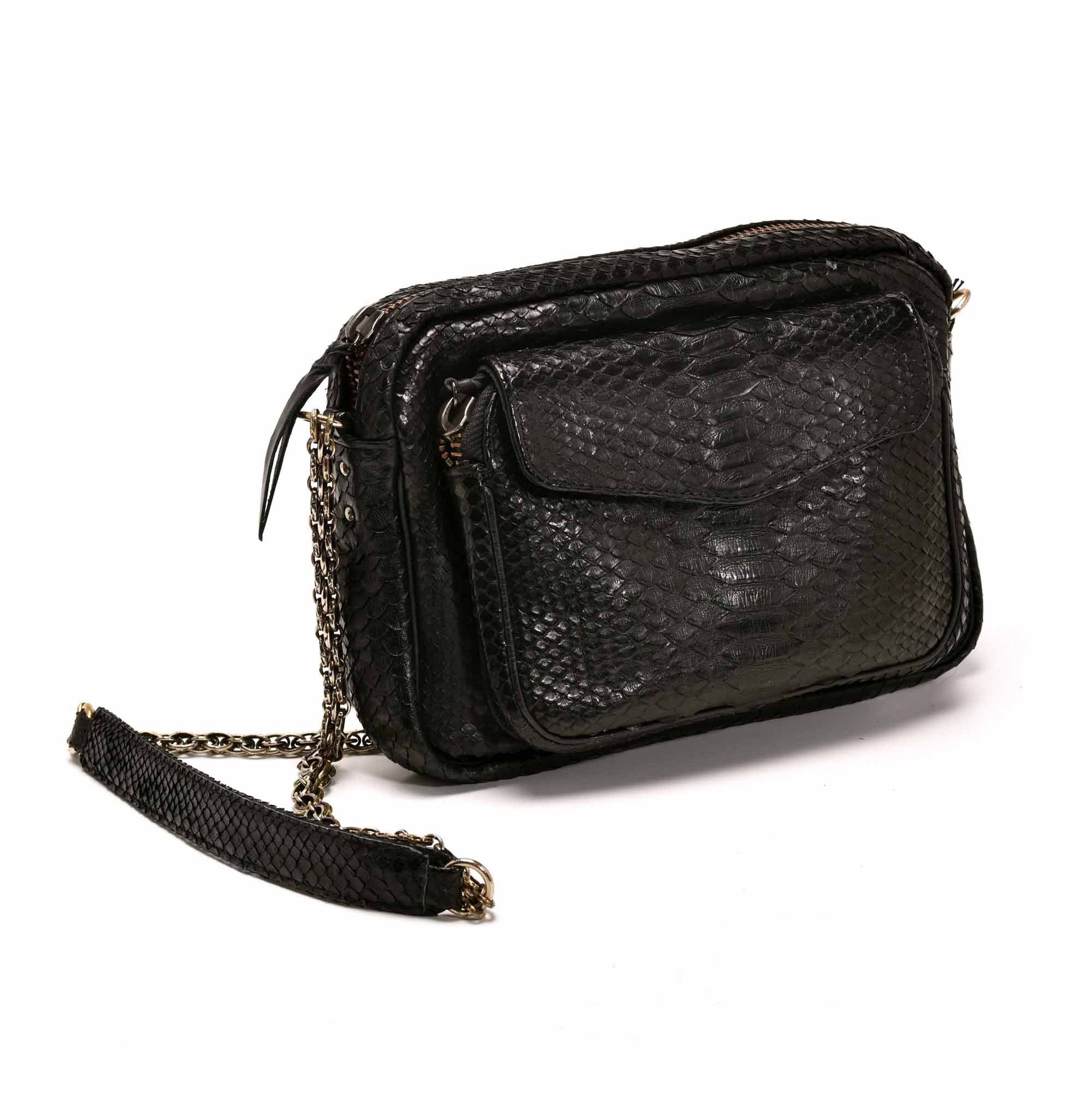SAC BIG CHARLY NOIR ARGENT Claris virot - Claris VIROT