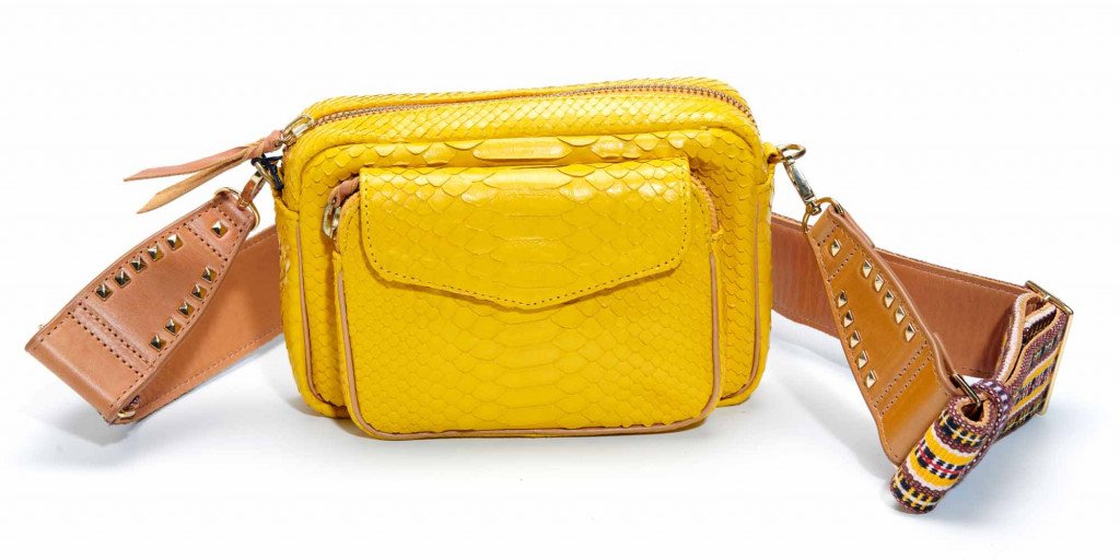 SAC CHARLY PYTHON JAUNECLARIS VIROT | Boutique La Suite
