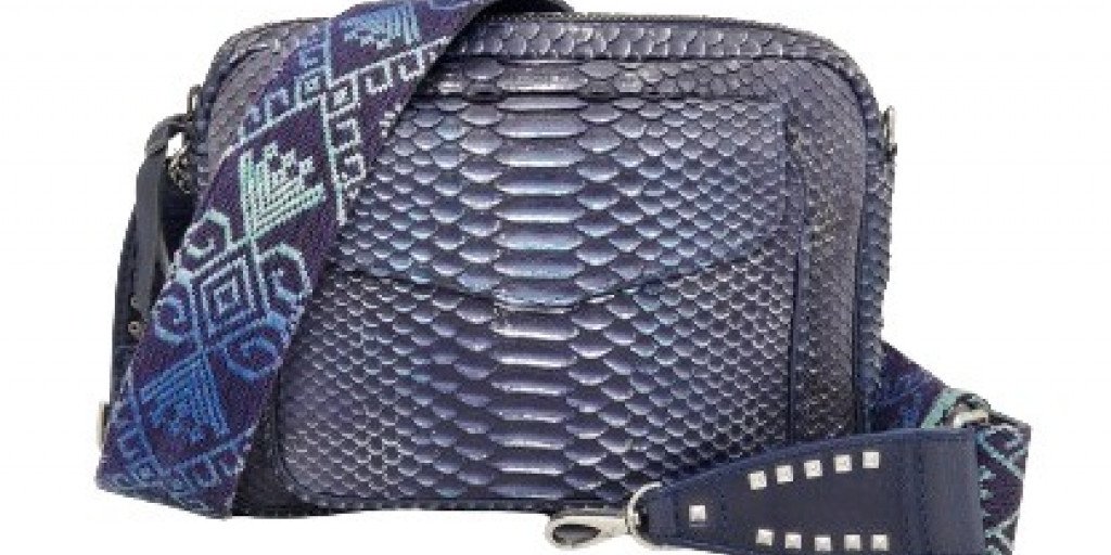 SAC BIG CHARLY BLEU GLAVIER PYTHON CLARIS VIROT