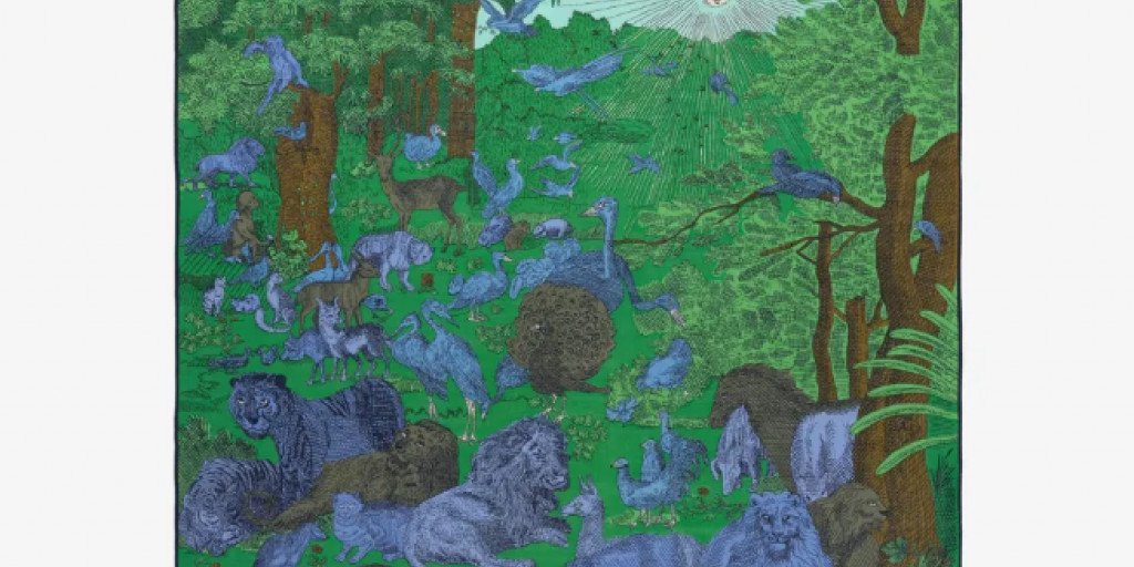 SQUARE CARRE 100 REVE GREEN INOUI