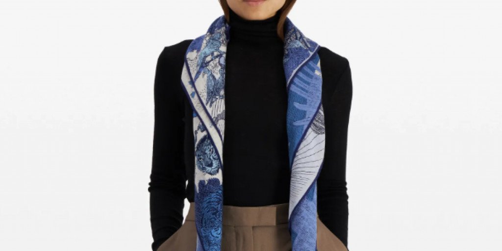 SQUARE CARRE 100 REVE BLEU INOUI